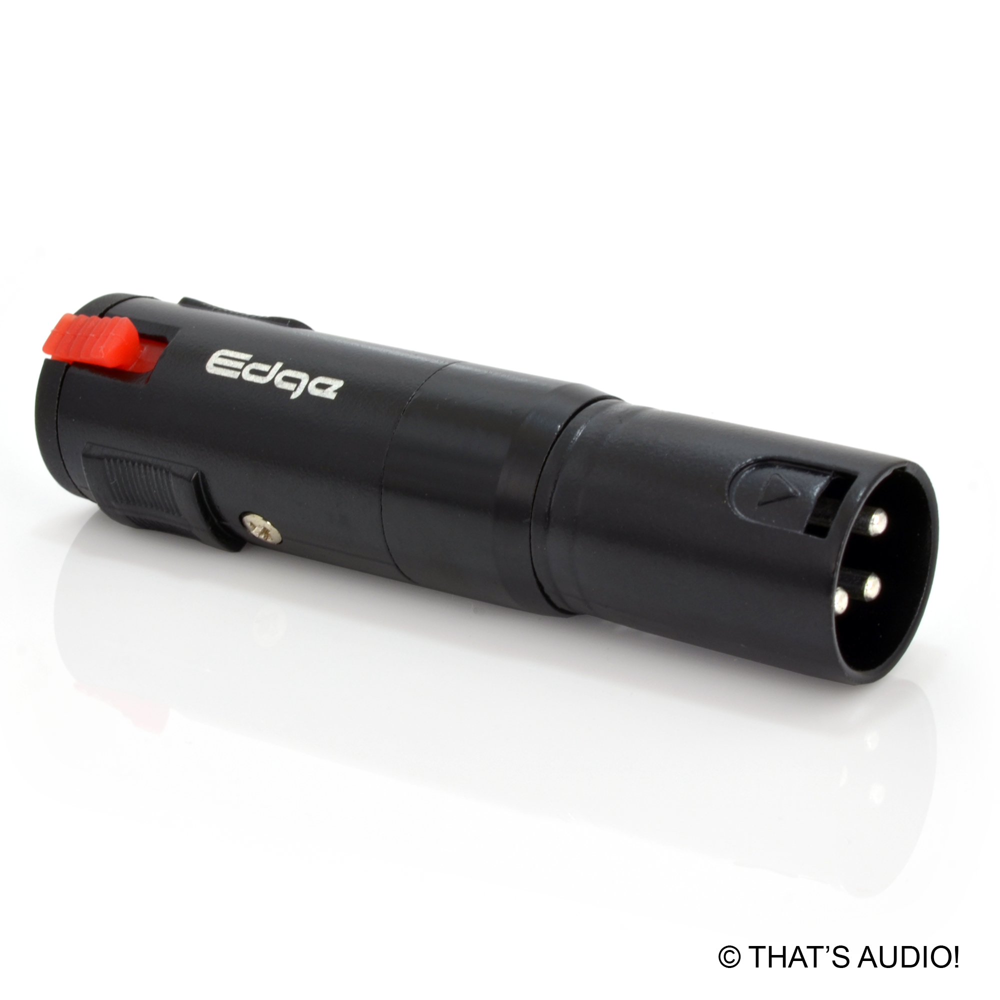 EDGE 3 PIN XLR ADAPTER: 3 pole XLR (Male)