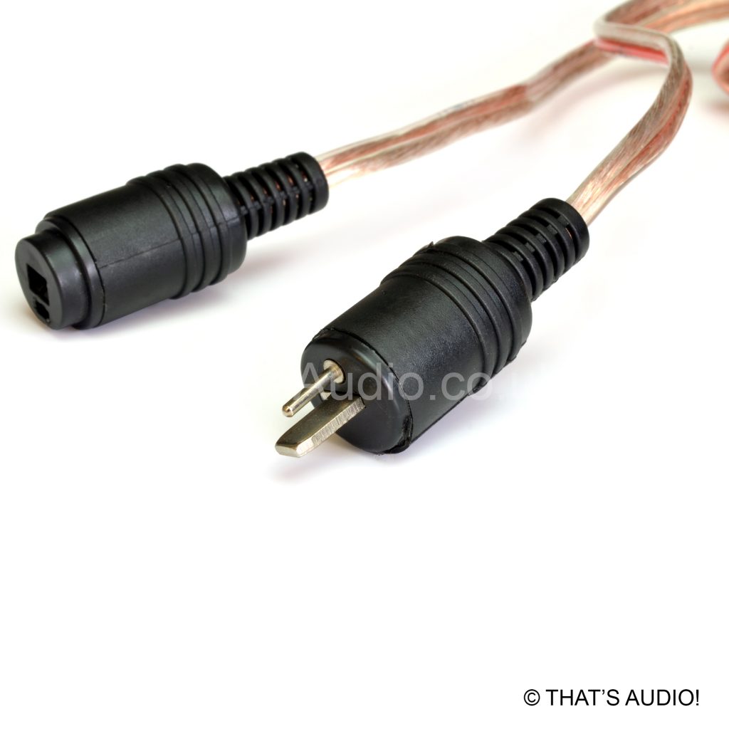 Speaker Cables with 2-Pin Din Plugs (Pair) CUSTOM lengths