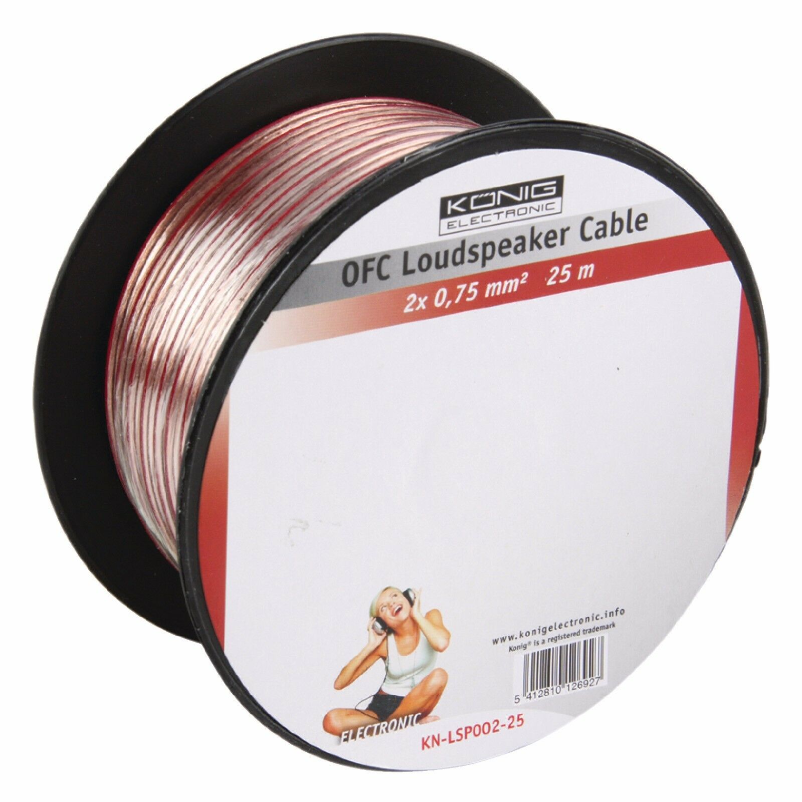 SPEAKER CABLE: OFC 0.75mm (18AWG) 50m Reel | THAT'S AUDIO!