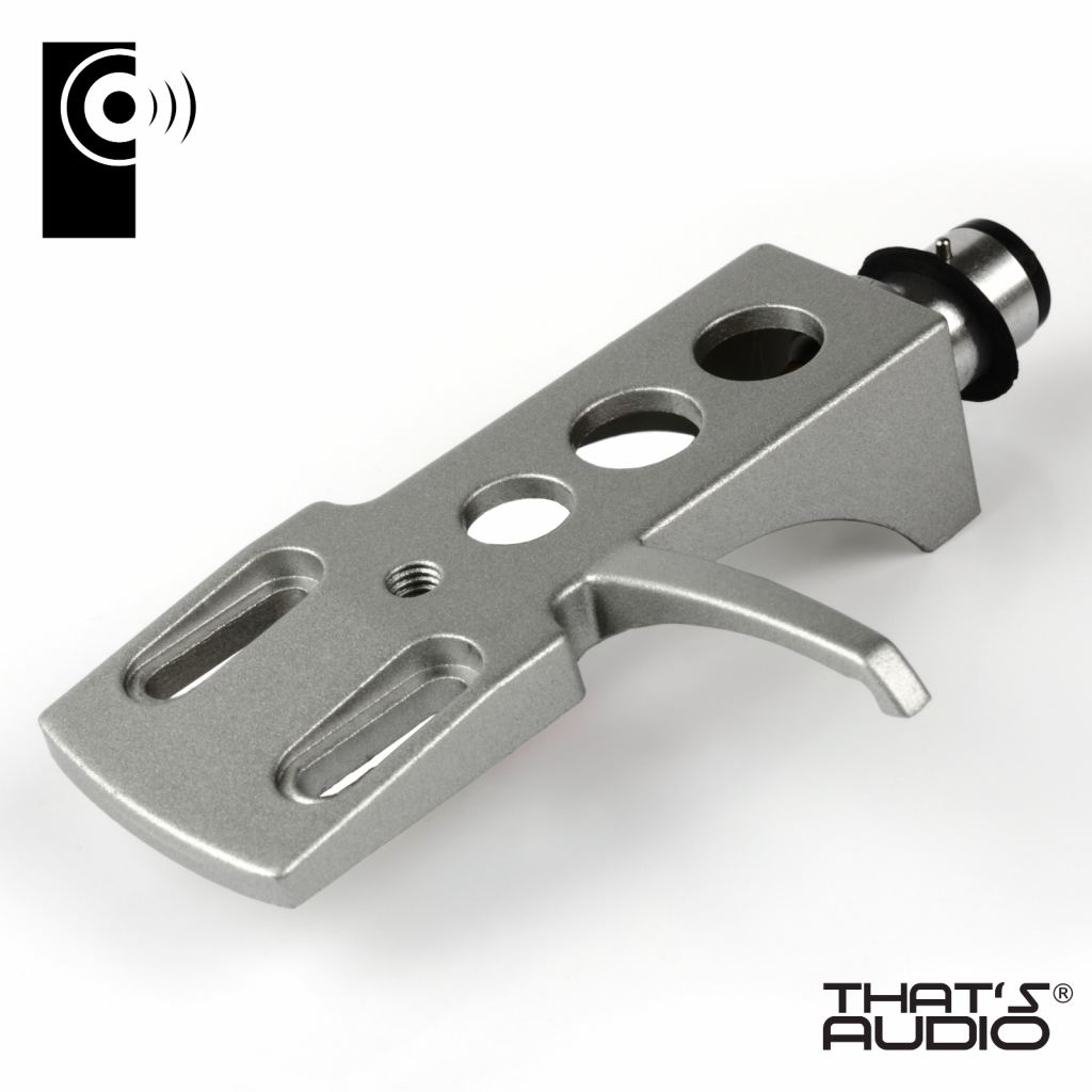 SILVER Metal DJ Headshell (HS11) | THAT'S AUDIO!